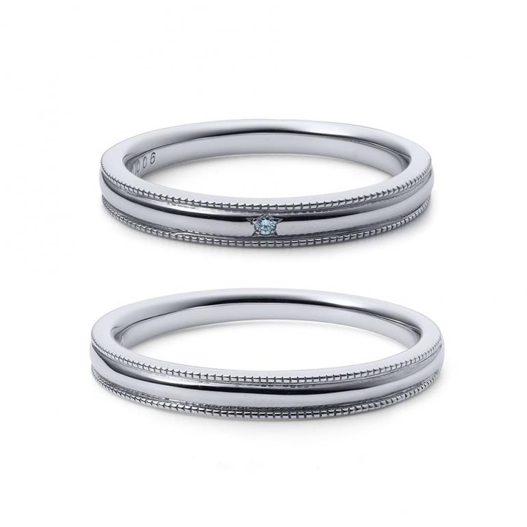 MIRA ミラ -ブルースターエディション- | 静岡市 婚約指輪・結婚指輪専門店 TIARA静岡＜ティアラ＞