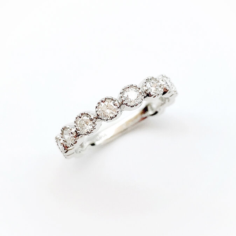 Pt900 0.7ct ダイヤモンドエタニティリング | 静岡市 婚約指輪・結婚指輪専門店 TIARA静岡＜ティアラ＞
